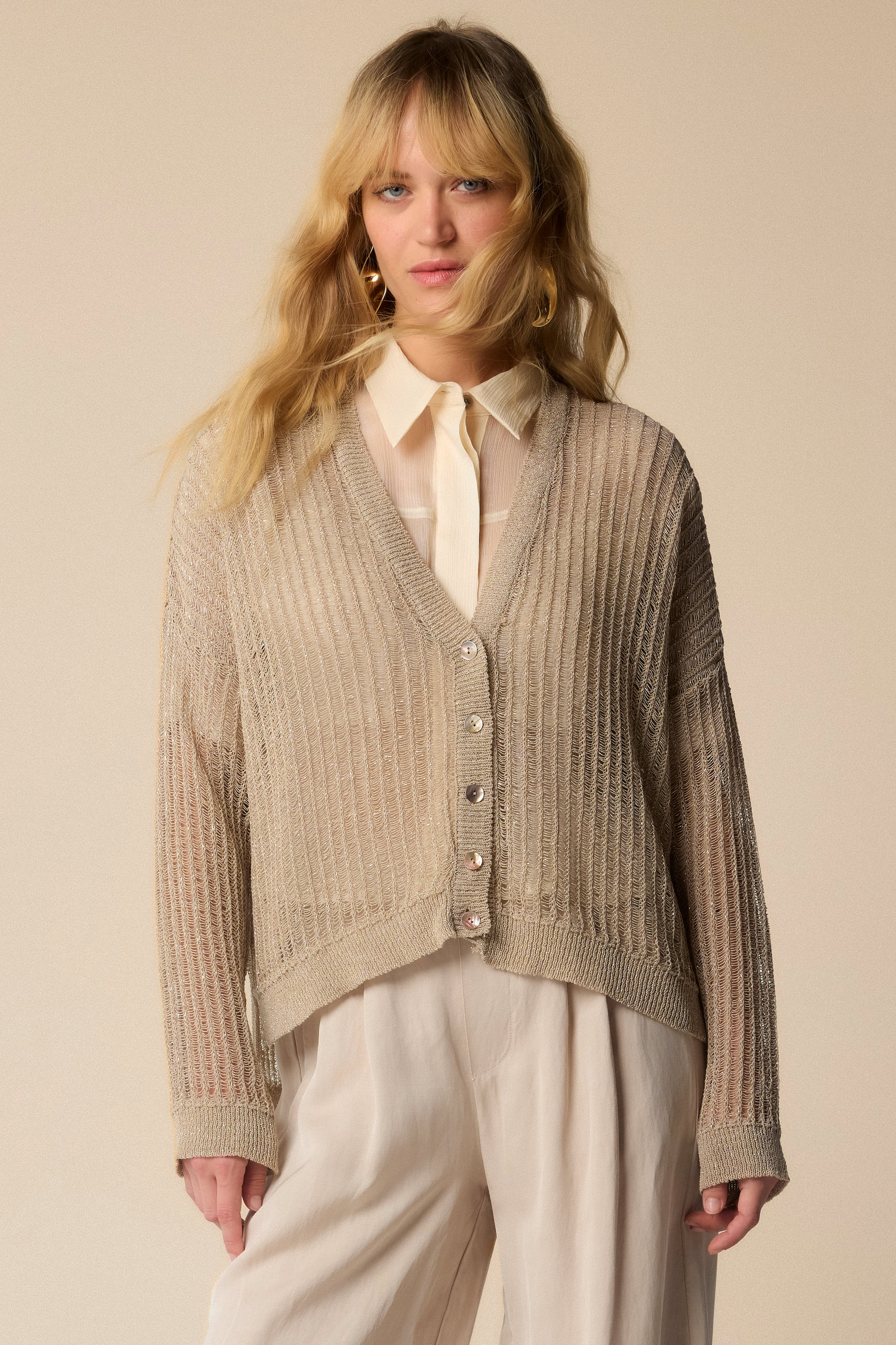 Modern button up long sleeve cardigan - Sweater MATIS | Kocca