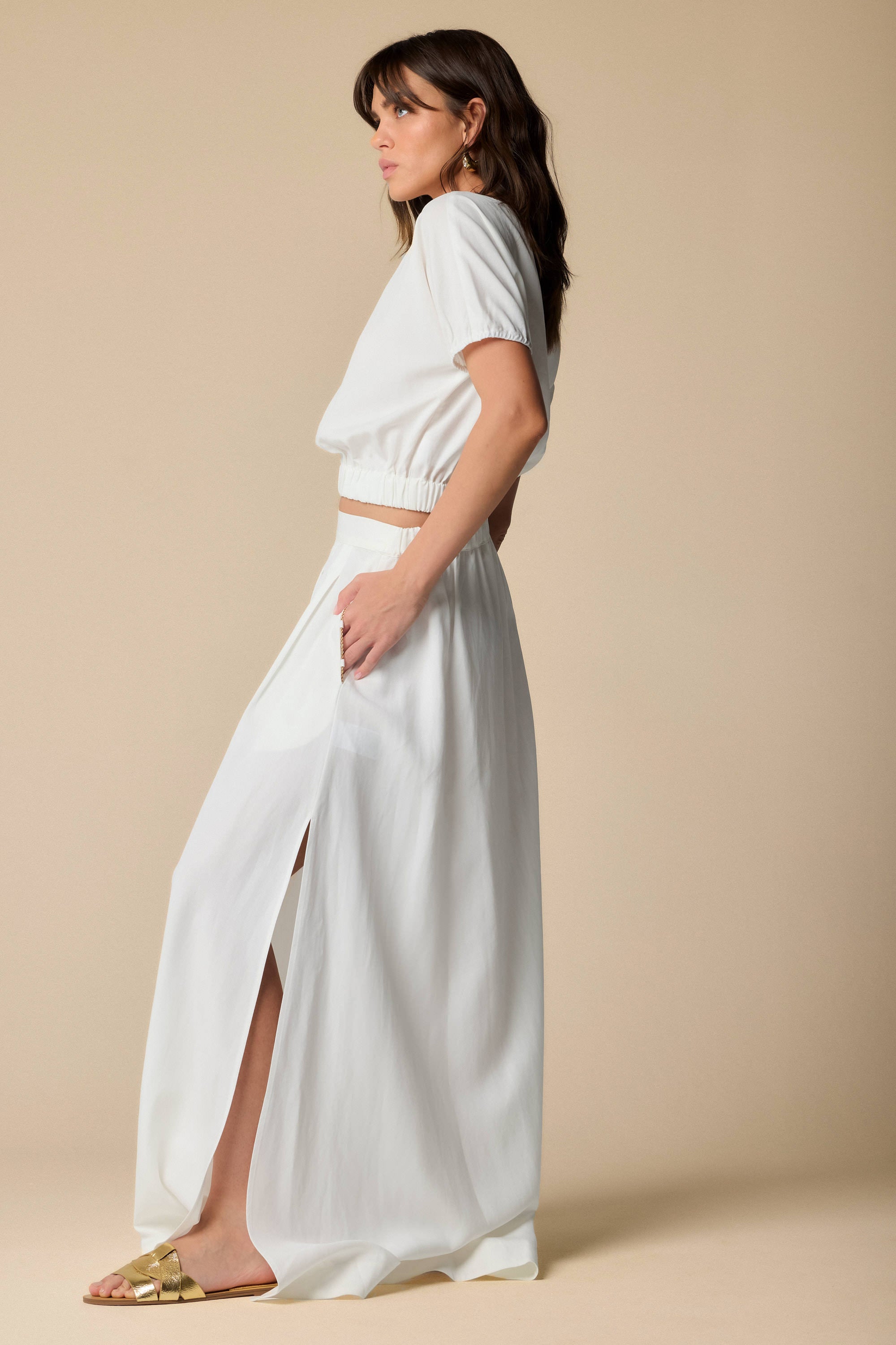 Chic casual skirt and blouse set - Set HINEA | Kocca